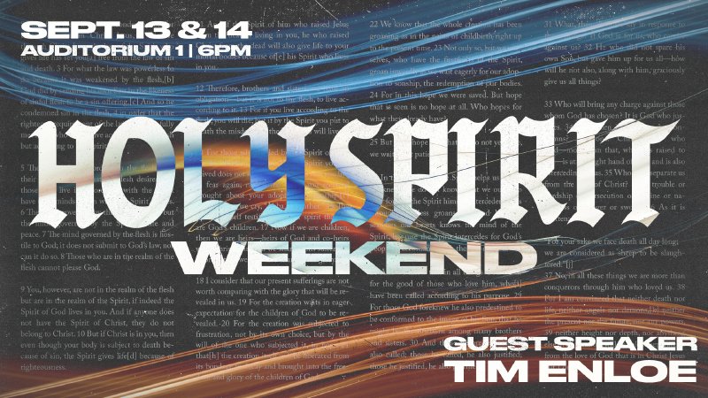Holy Spirit Weekend | Calvary Church