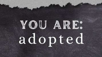 You are: Adopted | University Christian Church - KANSAS
