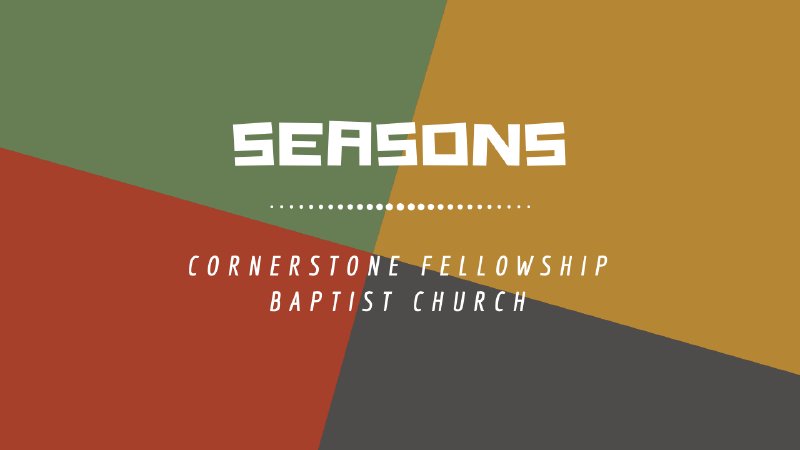 Seasons | Cornerstone Haskell