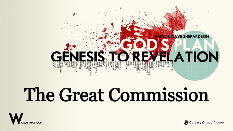 11. The Great Commission | Word By Mail