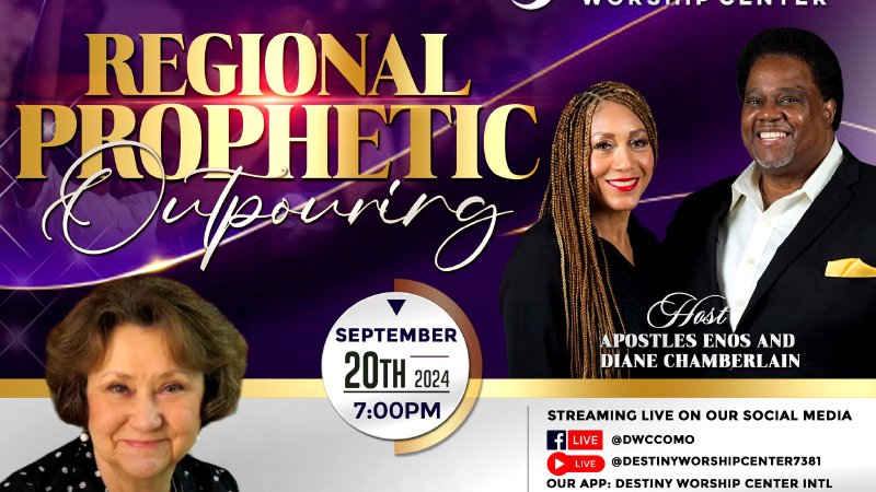 Regional Outpouring w/ Dr. Patti Amsden | Destiny Worship Center, Inc.