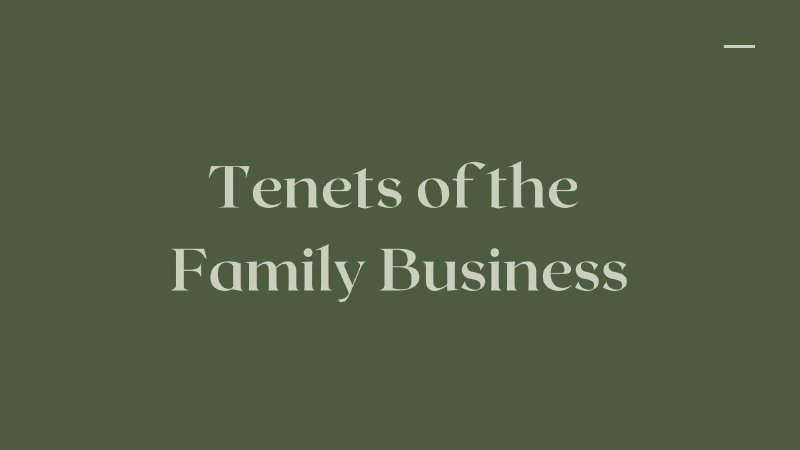 Tenets of the Family Business - Pastor Jeff Harpole | Revival ...