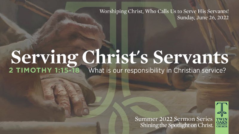 Serving Christ's Servants | Twin Oaks Presbyterian Church