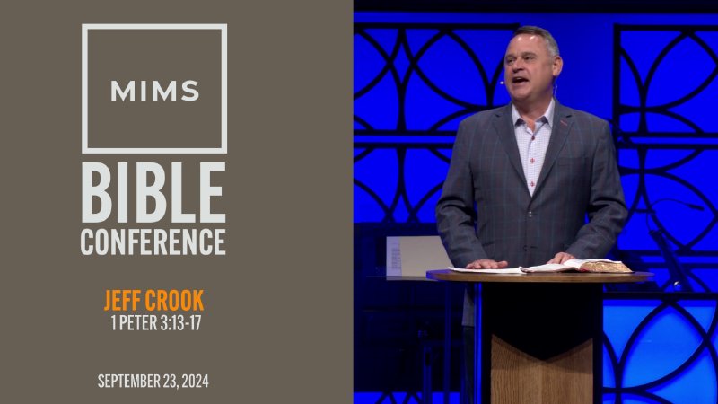 09-23-2024 AM Bible Conference - Jeff Crook | Mims Baptist Church