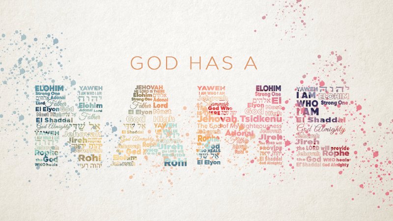 God has a Name | First Baptist Church Peachtree City - GA