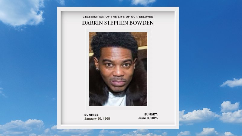 Celebrating the Life of Our Beloved Darrin Stephen Bowden | Grace