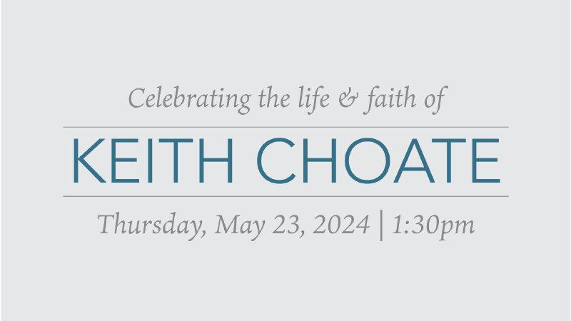 Keith Choate Memorial | University Methodist Church | San Antonio, TX
