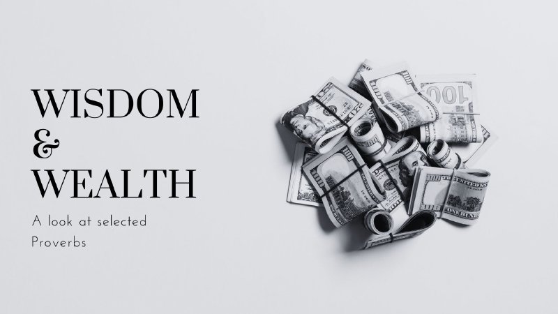 Wisdom & Wealth // Do Not Misuse Wealth // Kurt Horting, Marty Kogel ...