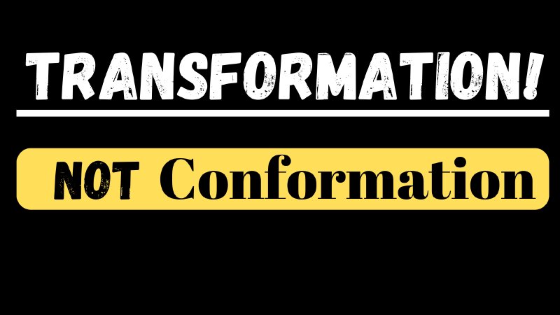 Transformation Not Conformation | New Life Tabernacle UPC @ Carrollwood
