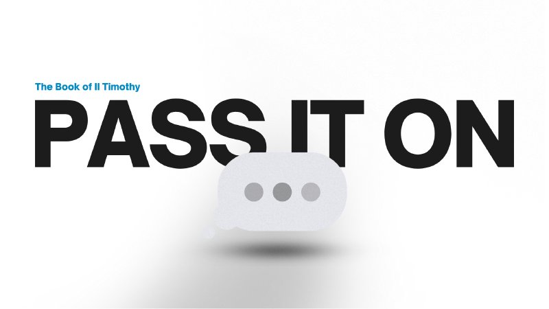 Pass It on Series - Sunday June 30th | Bethesda Church