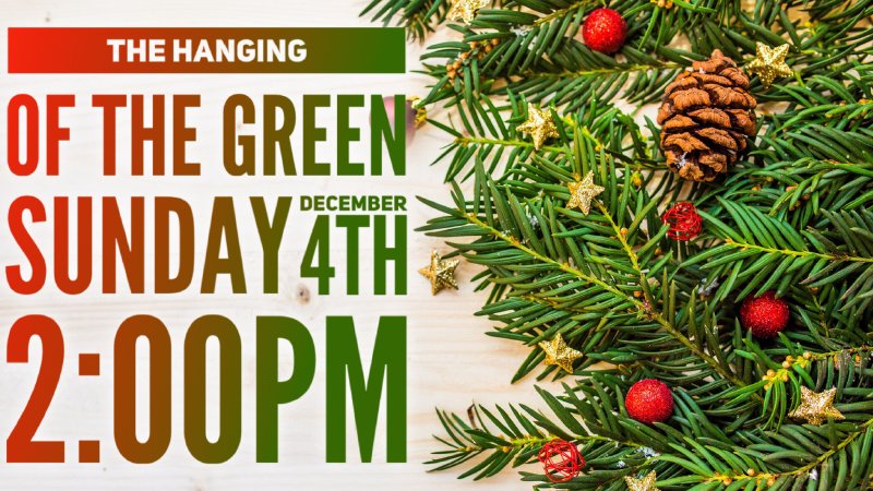 12/4/22 "The Hanging Of The Green Service" | Shady Grove Baptist Church ...