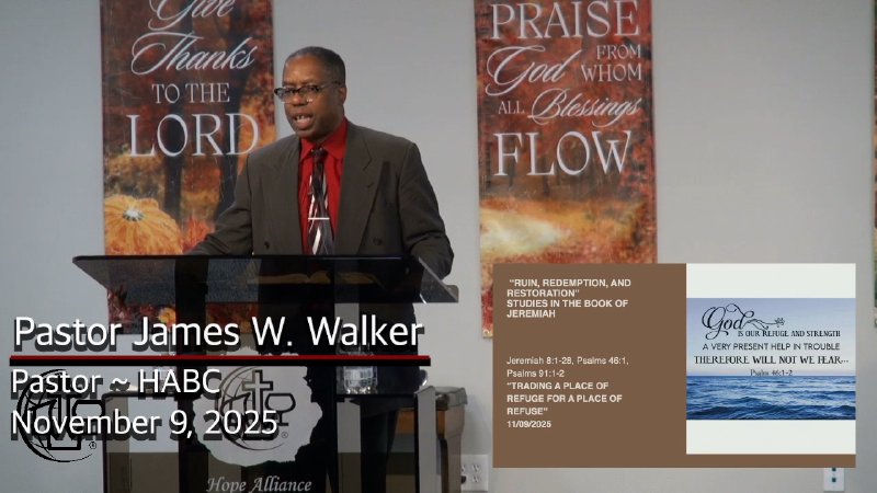 TRADING A PLACE OF REFUGE FOR A PLACE OF REFUSE | Hope Alliance Bible ...