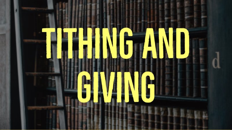 71. Tithing and Giving | Cornerstone Church Orlando
