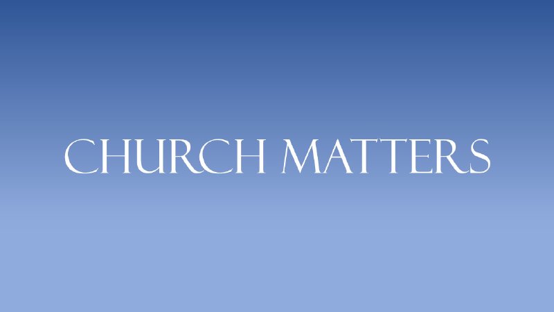 Church Matters: The Meaning of Baptism (SERMON) | First Baptist Alexandria