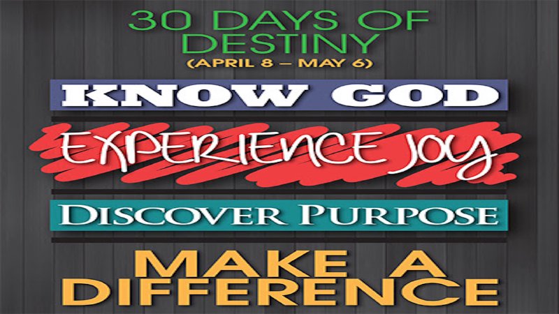 30 Days of Destiny | First Assembly Memphis