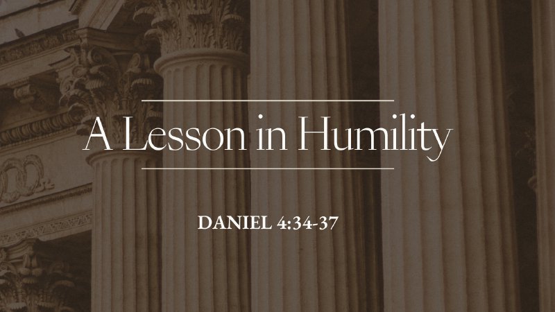 A Lesson in Humility | The First Congregational Church of Hamilton