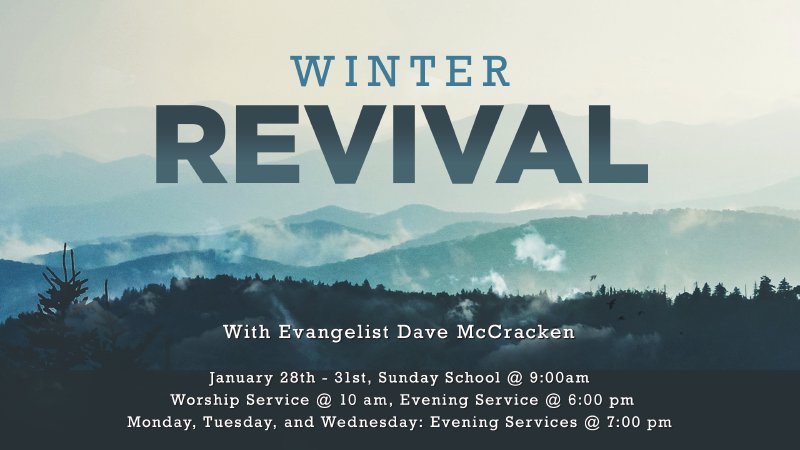 Winter Revival 2024 | Bible Baptist Church - CA
