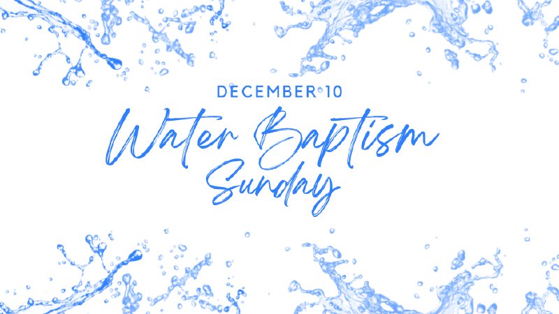 Water Baptism Sunday | Encounter City Church