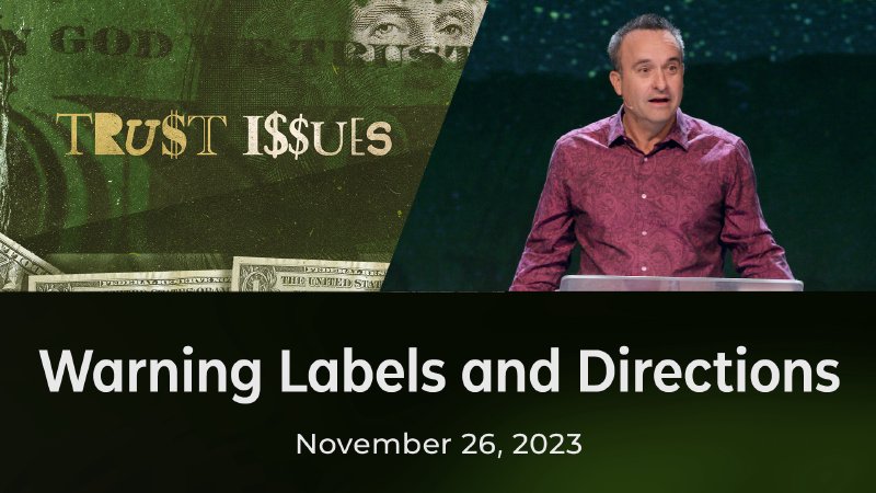 2. Warning Labels and Directions | The Branch Church