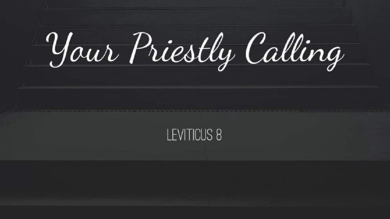 Your Priestly Calling | Orchard View Church