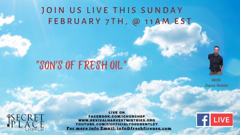 Sons of Fresh Oil | Fresh Fire USA Ministries