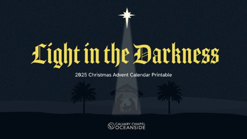 Christmas Advent Calendar 2025 | Calvary Chapel Oceanside