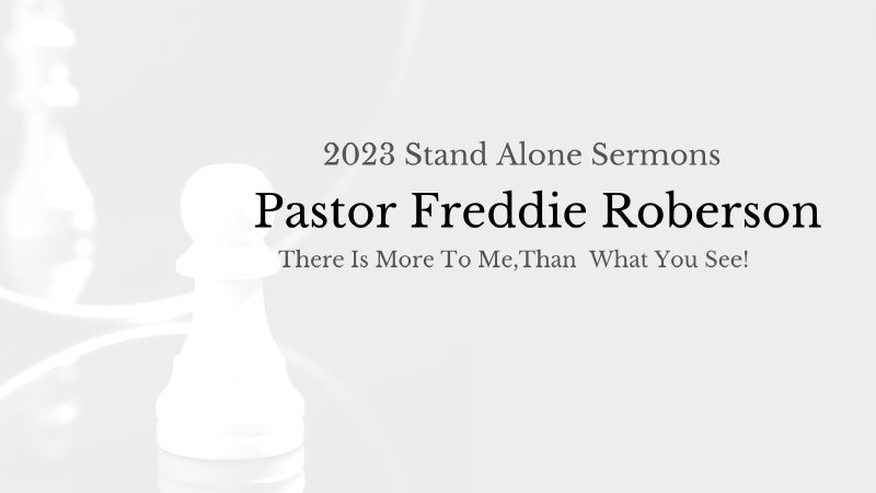Pastor Roberson at the Mount | Mt. Sinai Missionary Baptist Church