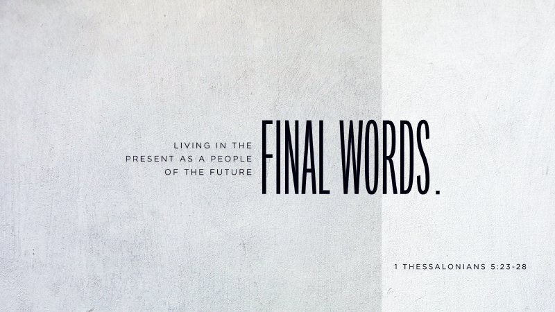 Final Words | FBC Newcastle