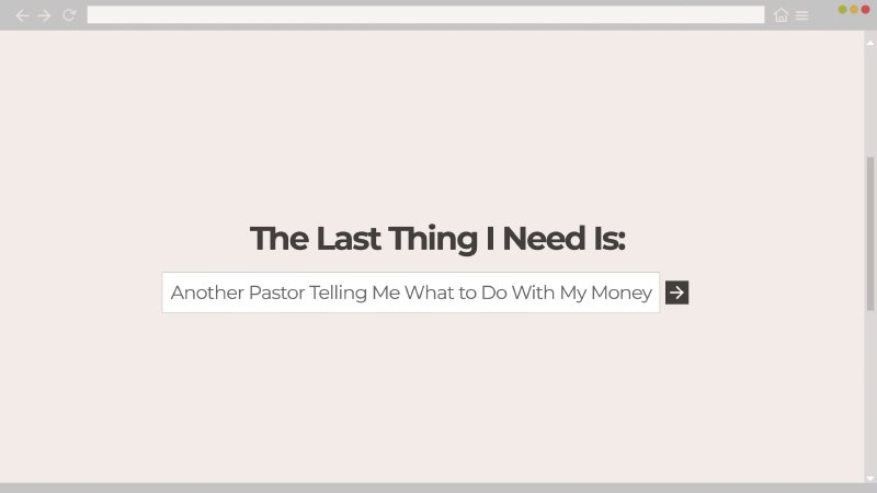To Tithe or Not To Tithe | Anthem Community Church