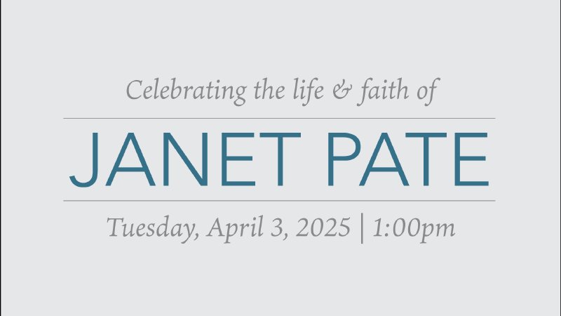 Janet Pate Memorial | University Methodist Church | San Antonio, TX