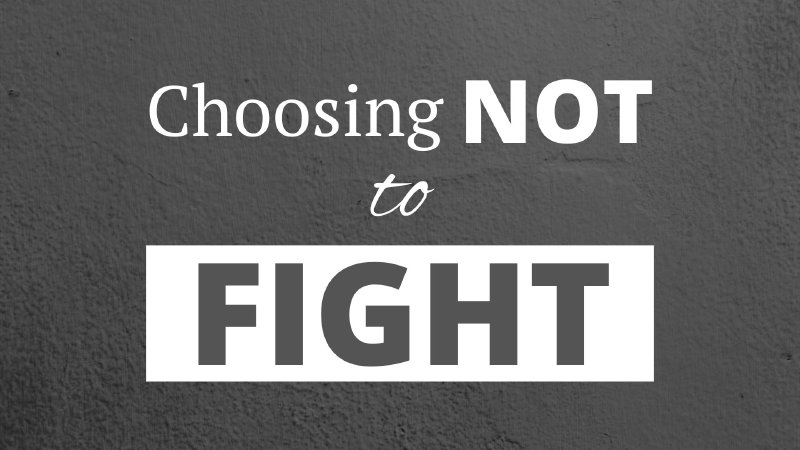 Choosing NOT to FIGHT | Part 2 | Elk Horn Baptist Church