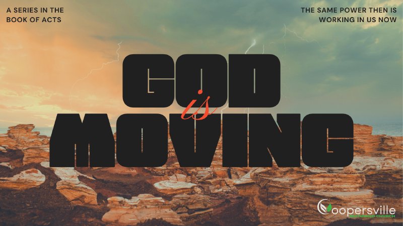 God is Moving | Coopersville Reformed Church