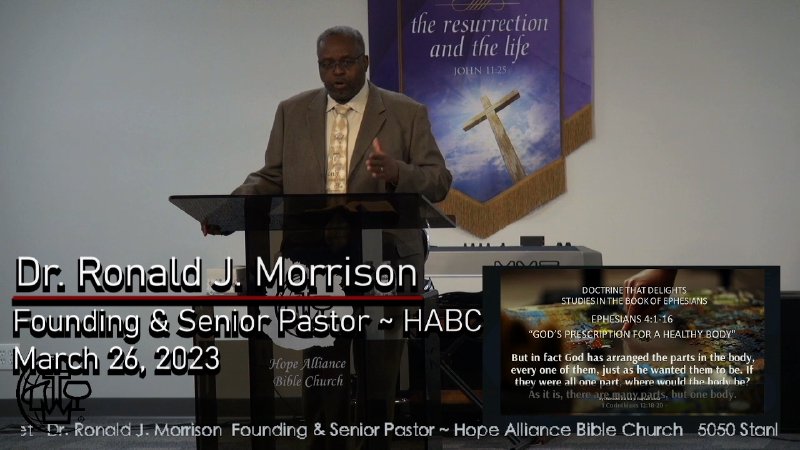 GOD’S PRESCRIPTION FOR A HEALTHY BODY | Hope Alliance Bible Church