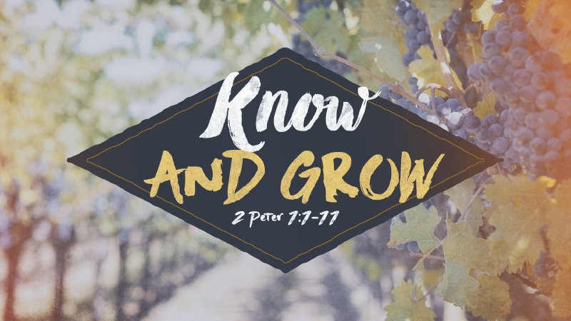 Know & Grow | Crossroads Community Covenant Church
