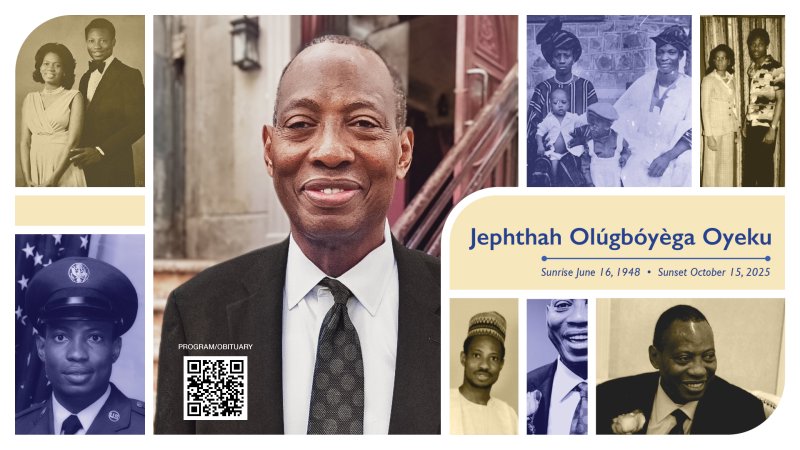 A Celebration of Life: Jephthah Olúgbóyèga Oyeku | Grace