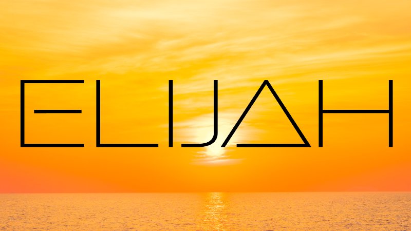 Elijah - Prophet of the Word | First Baptist Church Muskogee