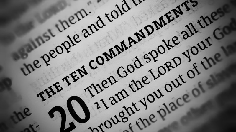 Ten Commandments - Sunday School | South Woods Baptist Church
