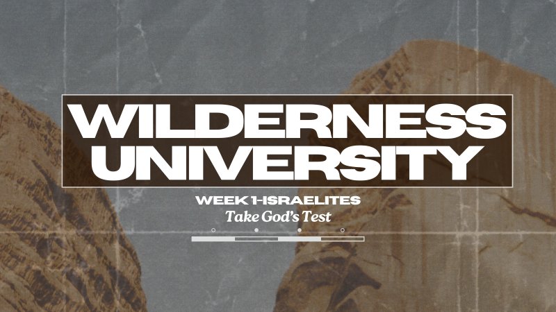 Wilderness University Lesson 1 | Solid Rock Baptist Church - IN