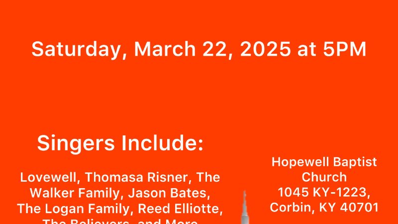 Reed Elliotte's "Singing With The Saints" | Hopewell Baptist