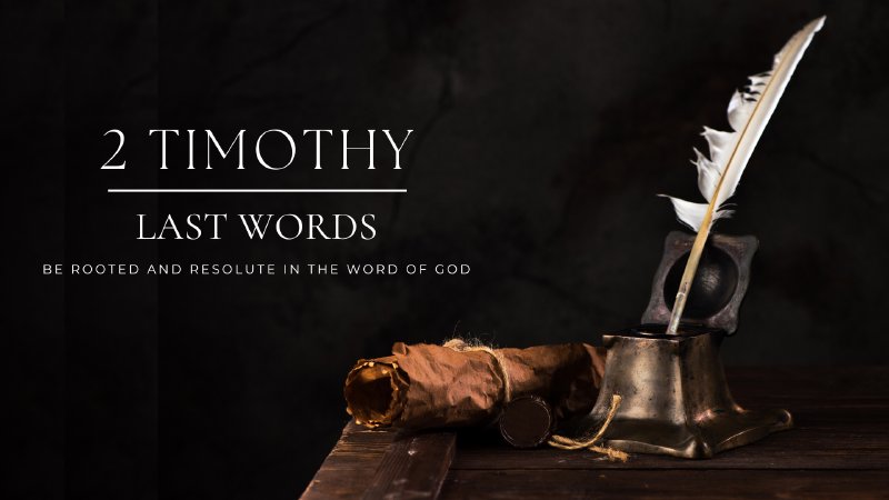 Selected Scriptures // 2 Timothy 3:1, 2 Timothy 4:1-5 | Crossroads ...