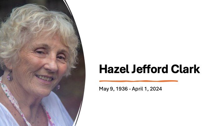 Hazel J. Clark - Celebration of Life Ceremony | Community Church of ...