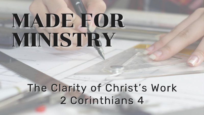 The Clarity of Christ's Work | Fairview Baptist Church