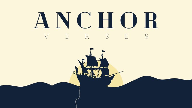 Anchor Verses - Sunday July 6th - Special Guest Jim Keener | Bethesda ...
