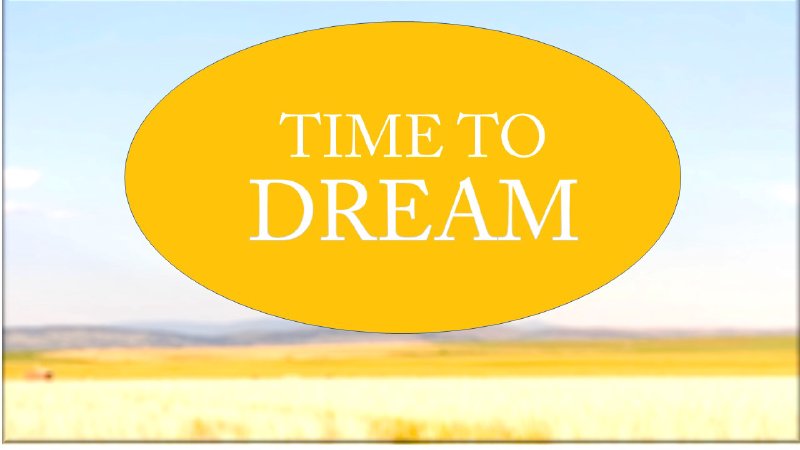 Time To Dream - Living God's Dream Despite Past Poor Decisions | FCF ...