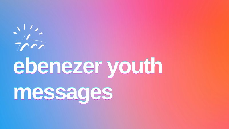 The Ultimate Guide to Life: Jesus’ Sermon on the Mount | Jacob Bendel | Ebenezer Baptist Church - SK