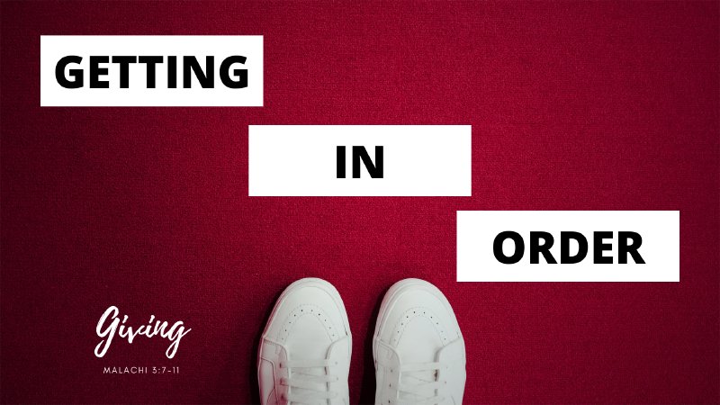 "Getting in Order" | Abundant Life Cathedral