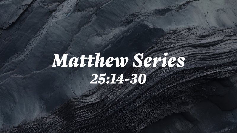Matthew 25:14-30 - Rabbi Noah | Heartland Community church - ND