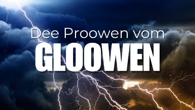Dee Proowen vom Gloowen - Pastor Dave Klassen | Community Church of ...