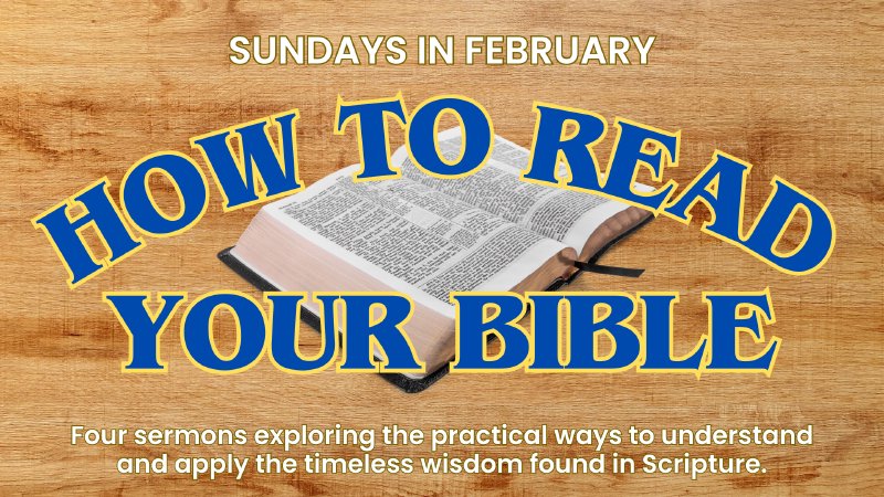How to Read Your Bible | Central UMC - Asheville NC