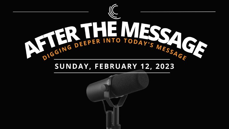 After the Message | Crossgates Church